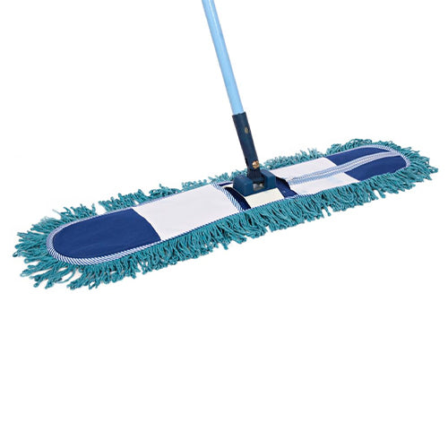 Dust Control Mop 80cm Blue With Metal Stick 21112 – Califorca Trading LLC