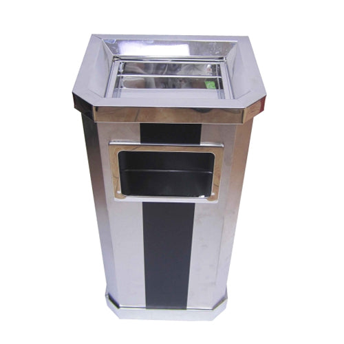 Moonlight Ash Tray Stainless Steel Dustbin with Black Strip – Califorca ...