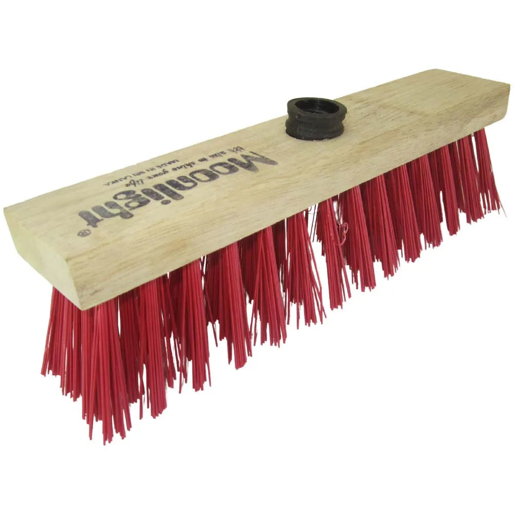 Moonlight 4 Row Street Broom with Socket and 120cm Wooden Handle ...