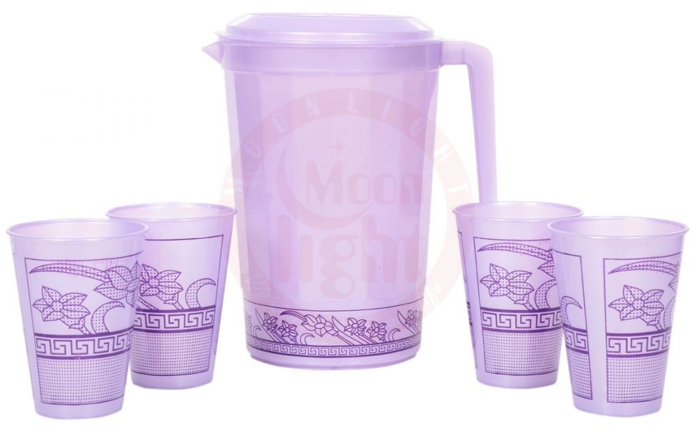 Water Jug With 4pcs Glass 812 60149 – Califorca Trading LLC