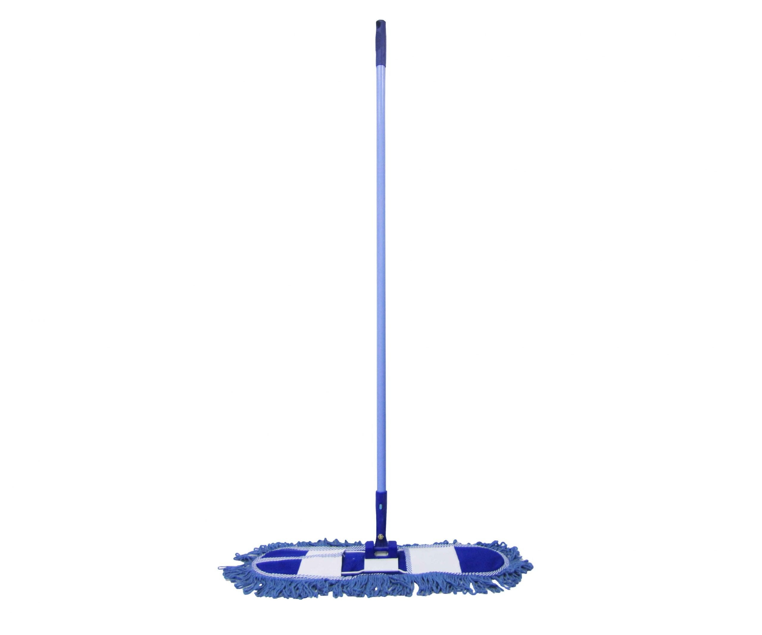 Dust Control Mop 60cm Blue With Metal Stick 21111 – Califorca Trading LLC