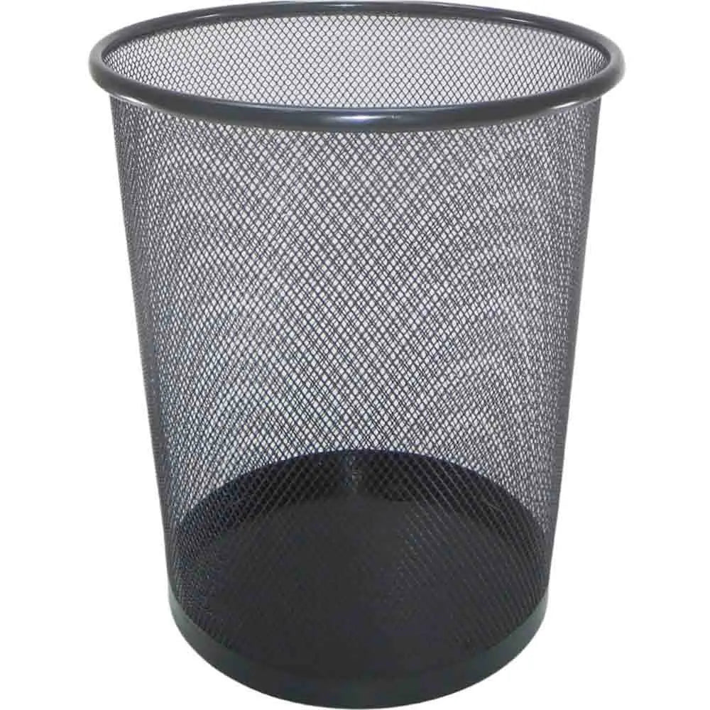 Office Dustbin With Black Metal Mesh 9 L 70754 – Califorca Trading LLC