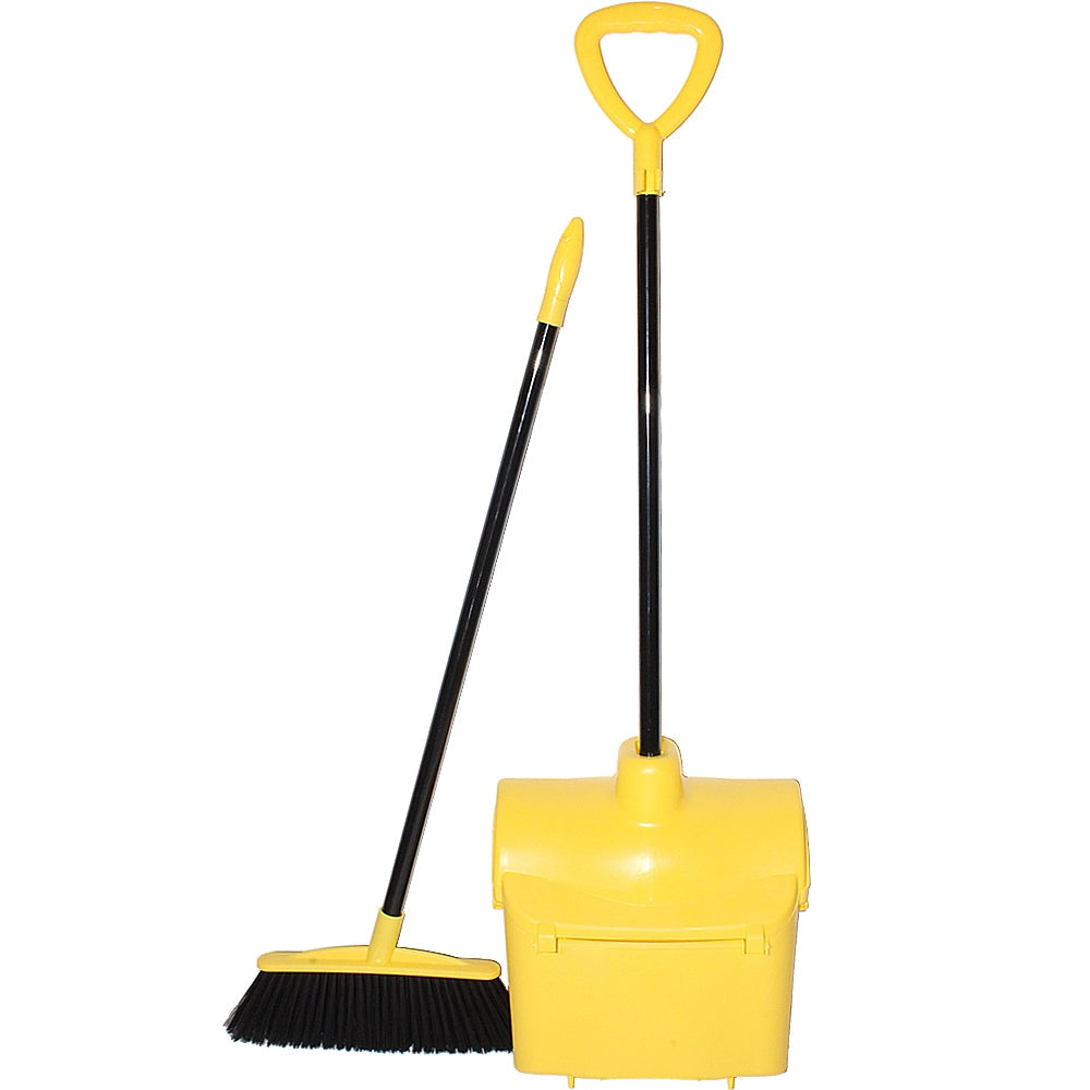 MoonLight Dustpan Set W/HDl Yellow Color – Califorca Trading LLC
