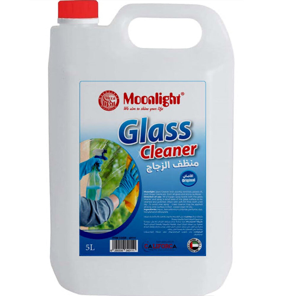 MoonLight Glass Cleaner 5 liter – Califorca Trading LLC