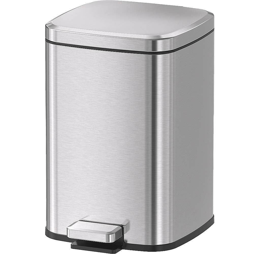 Pedal Steel Dustbin Soft Close Lid, With Rectangular Shape, Java 9L, 1 ...