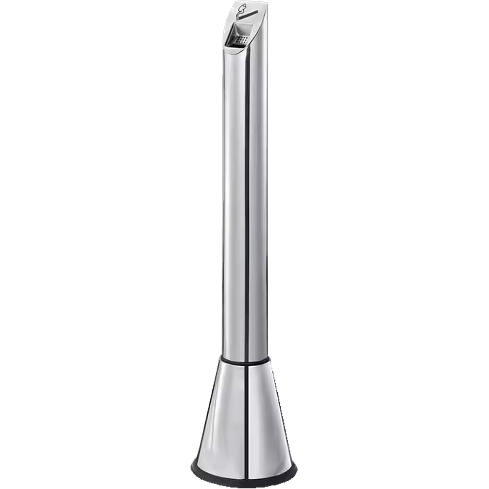 Outdoor Floor Standing Ash Tray Stainless Steel 4 Liter Windproof Rain ...