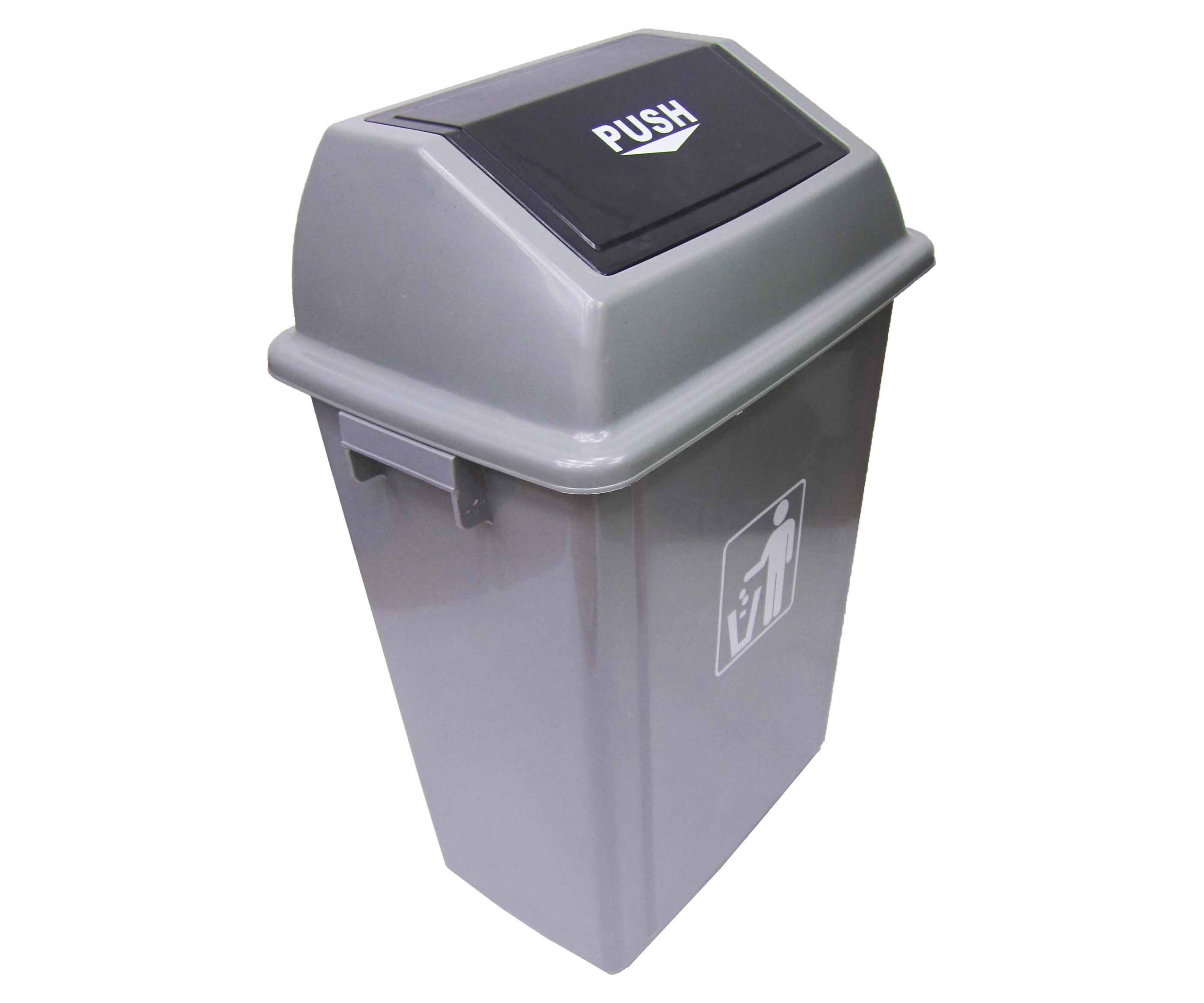 Push Dustbin With Swing Type Lid 40l 73904 – Califorca Trading LLC